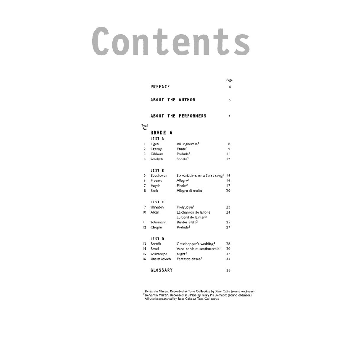 AMEB Piano Grade 6 Series 16 CD/Handbook - School Locker