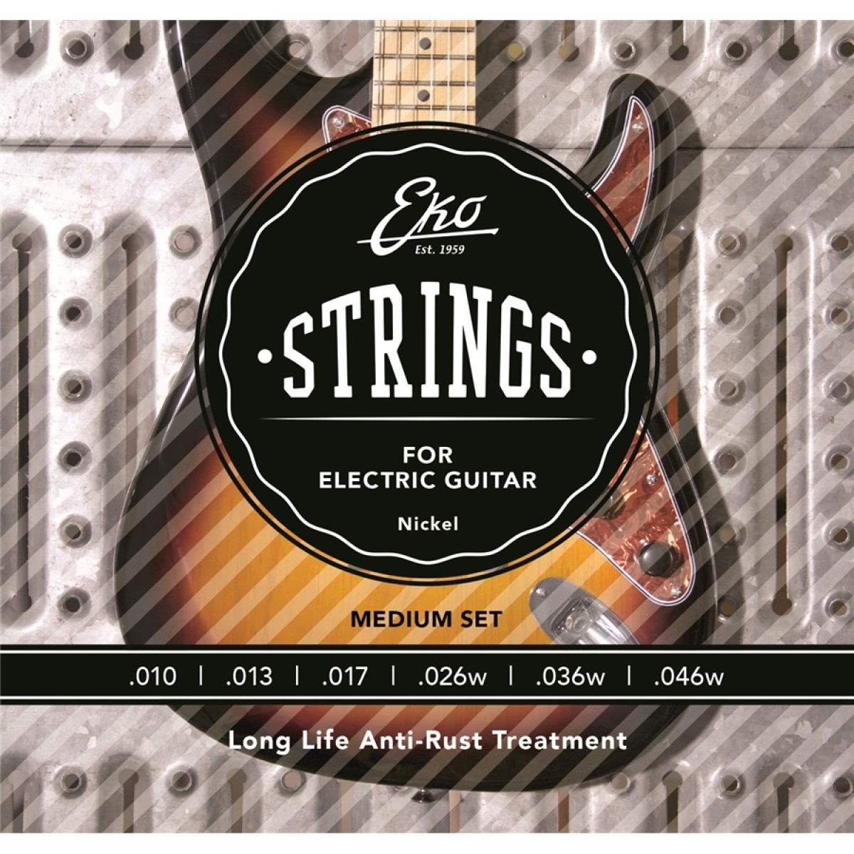 EKO Electric guitar string set Medium - School Locker