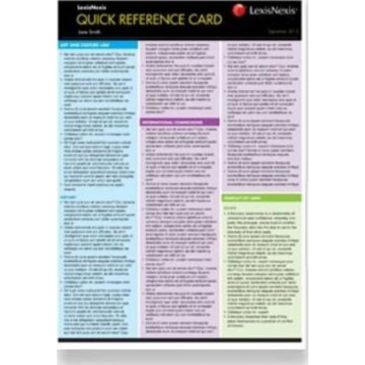 LexisNexis Quick Reference Card – Anti-Discrimination Law in the Workpl ...
