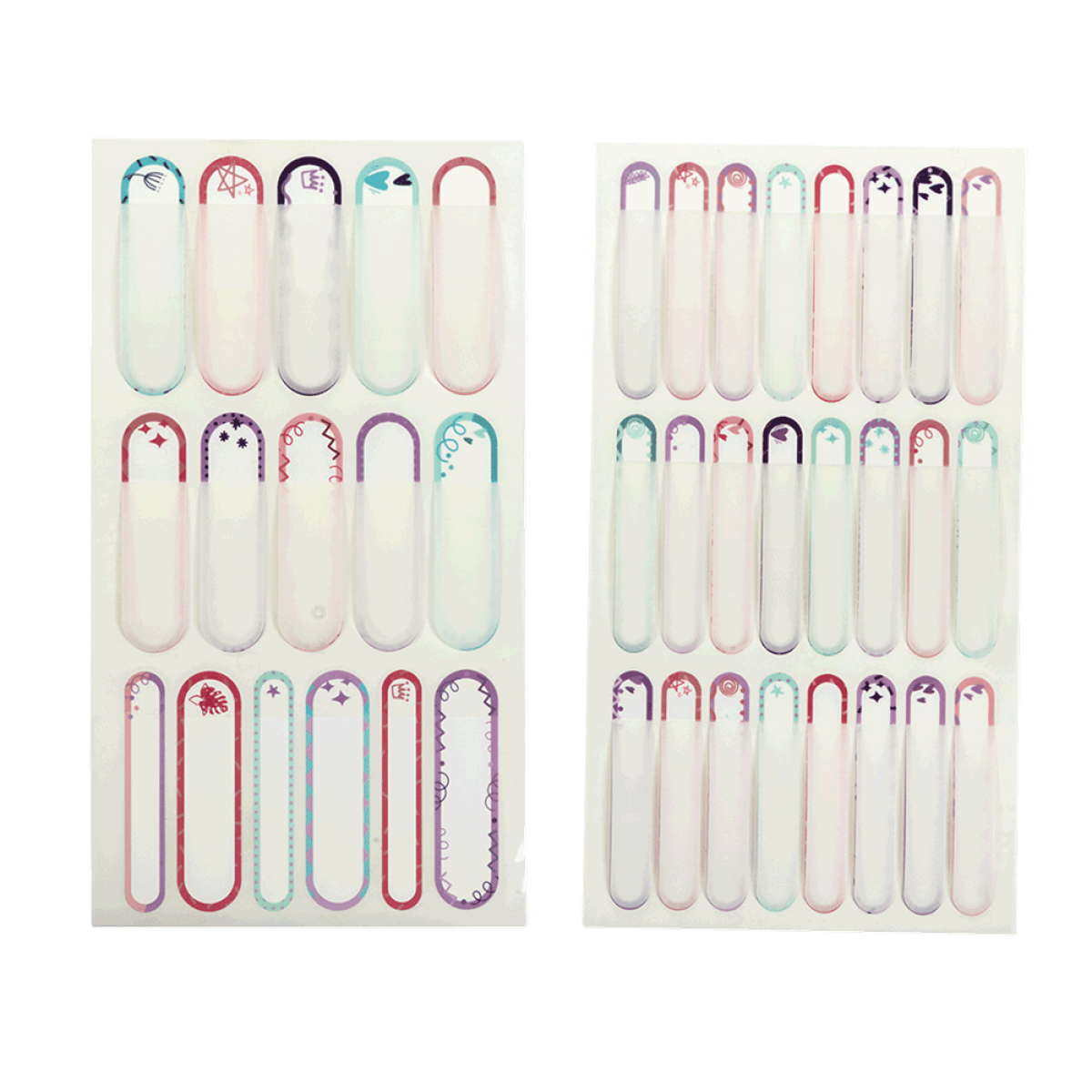 Spencil Book Labels - Pretty Pastels - School Locker