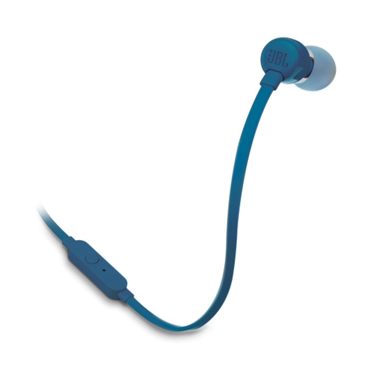 JBL T110 IN EAR HEADPHONE WITH 1 BUTTON MIC/REMOTE (BLUE) - School Locker