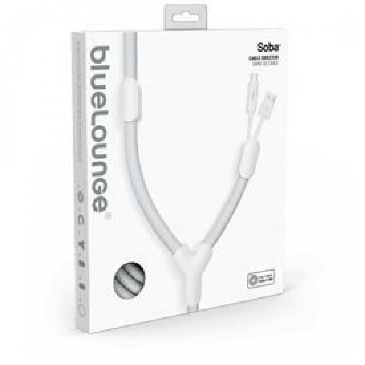 Bluelounge SOBA CABLE DIRECTOR - WHITE - School Locker