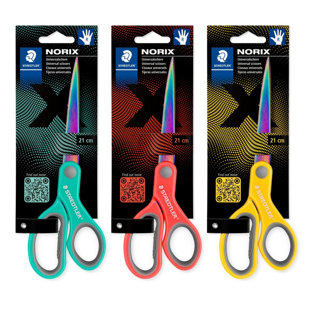 Staedtler Norix 21cm scissor - assorted - School Locker