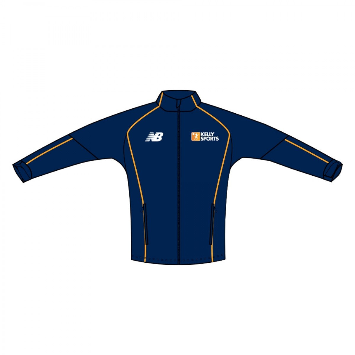 Male Track Jacket Drillon Micro Fleece - School Locker