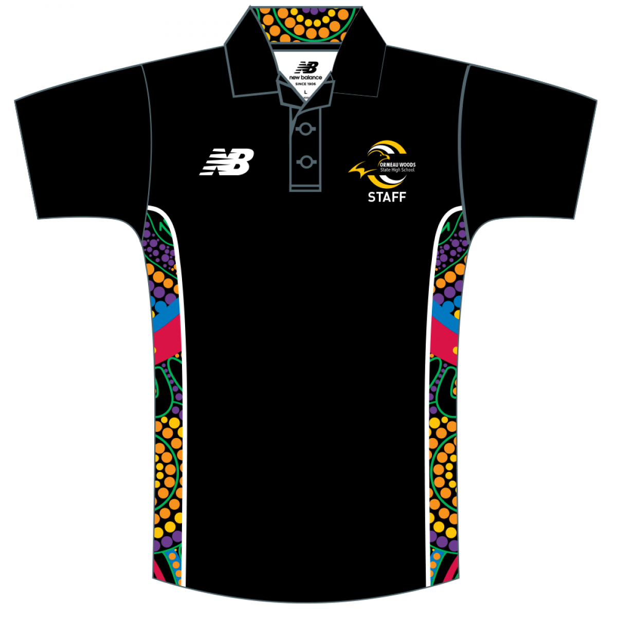 Adult Short Sleeve Indigenous Polo - School Locker