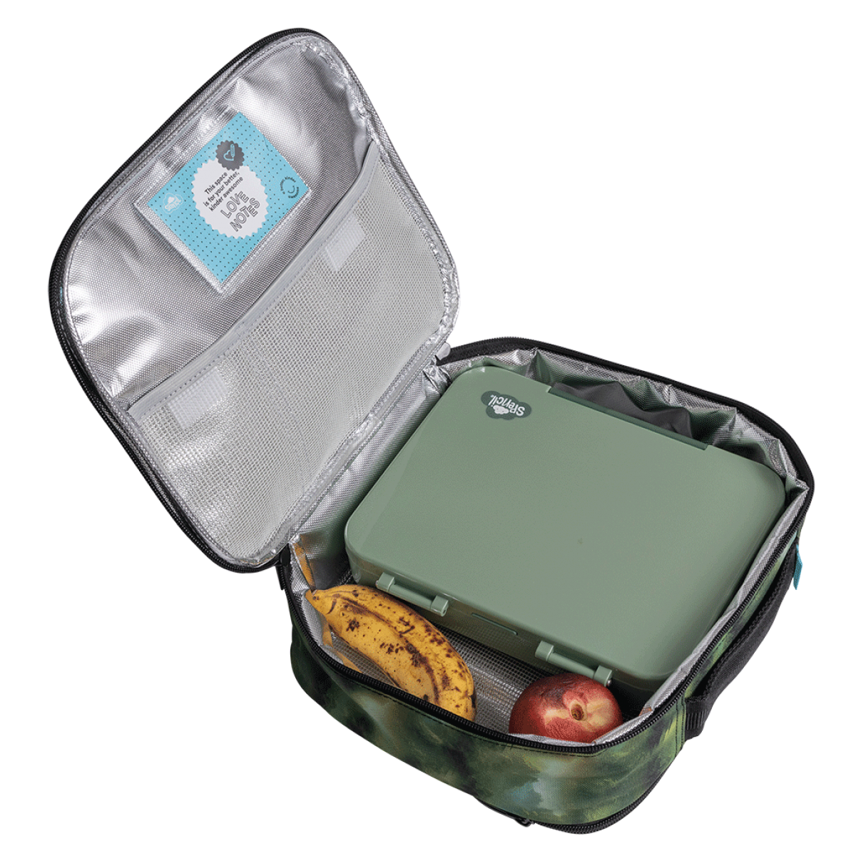 Spencil Big Cooler Lunch Bag - Jurassic Kingdom - School Locker