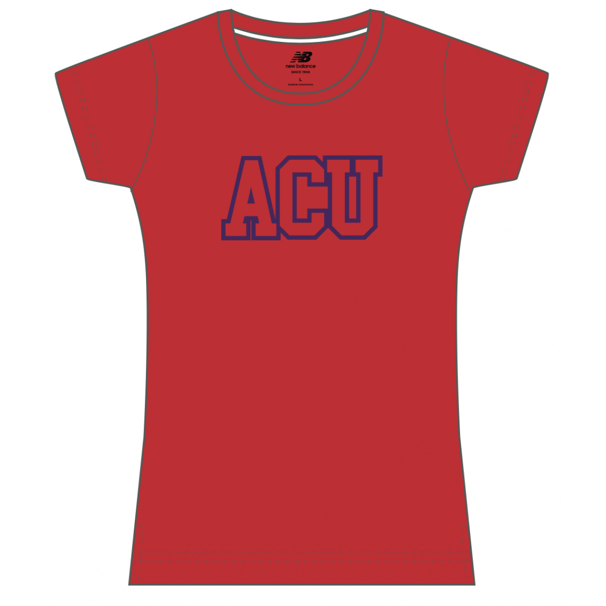ACU Ladies Red T-Shirt Varsity - School Locker
