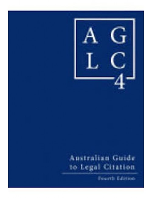 Australian Guide to Legal Citation 4 - School Locker