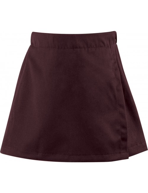 The School Locker Skort Gabardine Maroon - School Locker