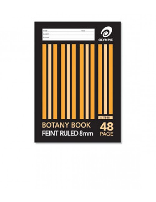 Botany Book A4 48 Page 8mm Stripe Olympic - School Locker
