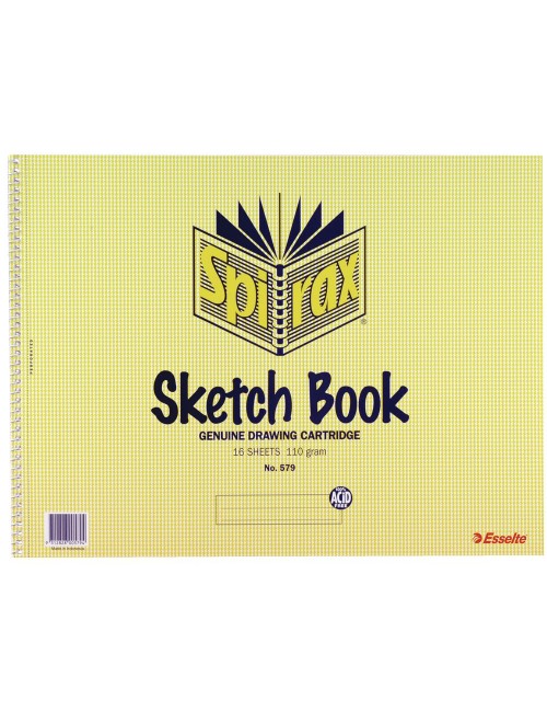 Sketch Book #579 270x360mm 32 Page Spirax - School Locker