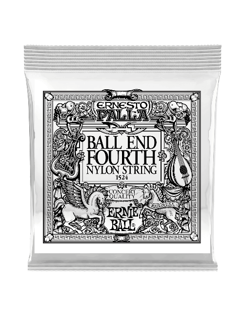 Ernie Ball Guitar Strings Classical Single Nylon Gold Ball End 4TH ...
