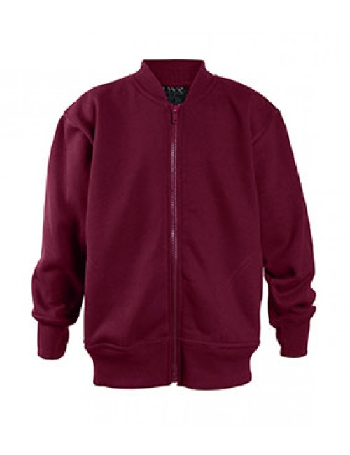 LWR Fleece Jacket Dark Maroon - School Locker
