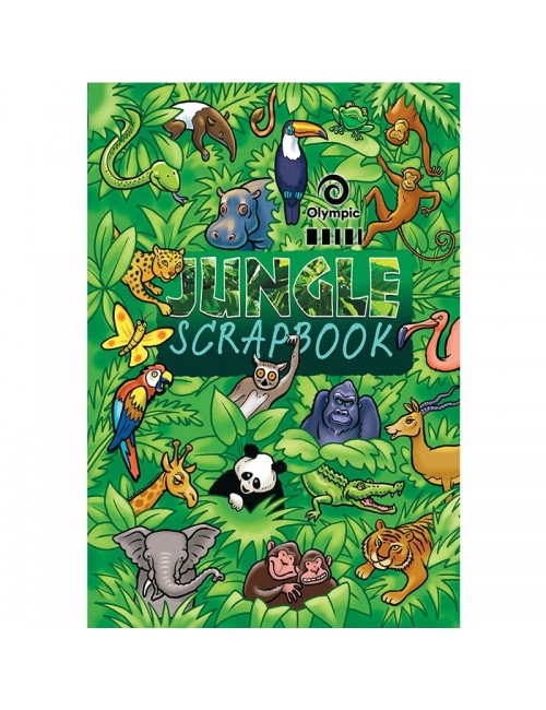 Olympic Scrap Book 64 Page 335x240mm Jungle & Joker - School Locker