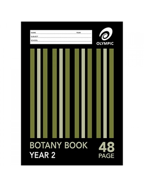 Stripe Botany Book A4 48 Page 18mm Yr 2 QLD Ruling - School Locker
