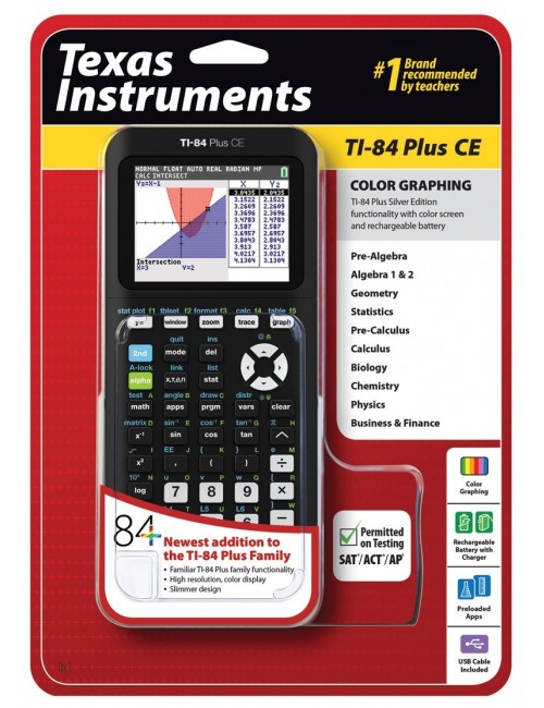 Texas Instruments Graphics Calculator with Colour Screen - School Locker