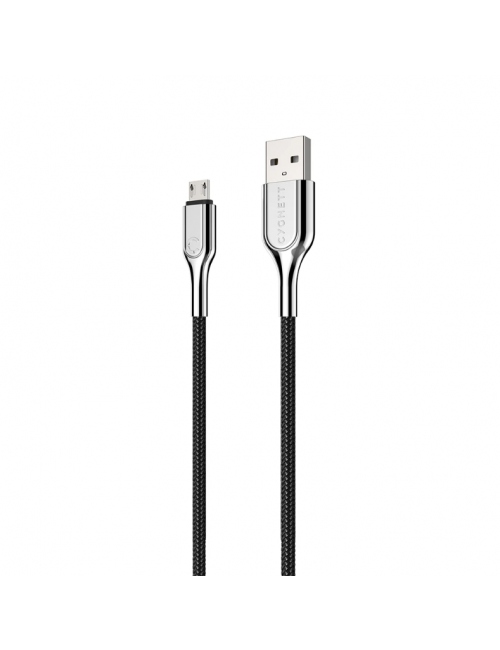 Cygnett Armored Micro to USB-A Cable 3M - Black - School Locker