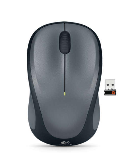 Logitech Wireless Mouse M235 - Colt Grey - School Locker