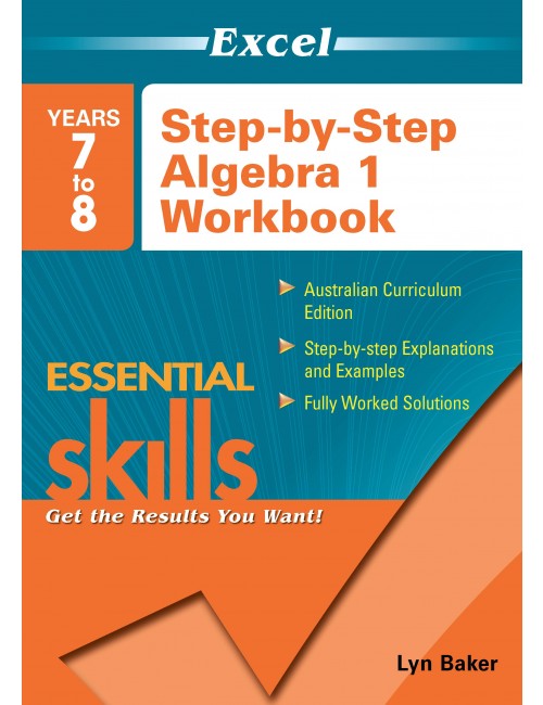 Pascal Press Excel Essential Skills: Step-by-Step Algebra 1 Workbook ... Pascal Press Excel Essential Skills: Step-by-Step Algebra 1 Workbook ...
