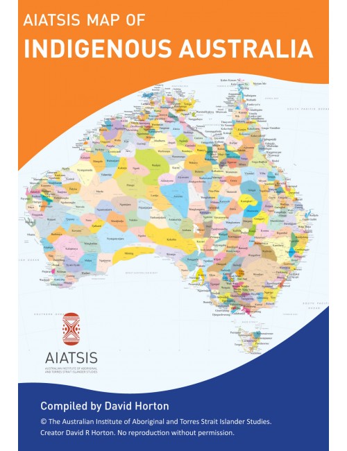 Aboriginal Studies Press A3 flat AIATSIS map Indigenous Australia ...