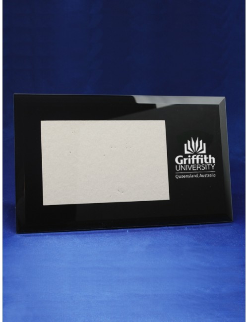 Griffith University Black Glass Photo Frame - School Locker