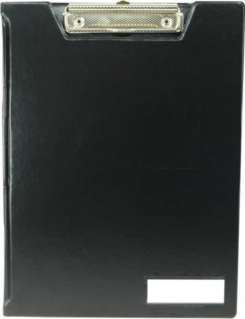 OSMER A4 CLIP FOLDER - 32 X 24.2CM - BLACK - School Locker