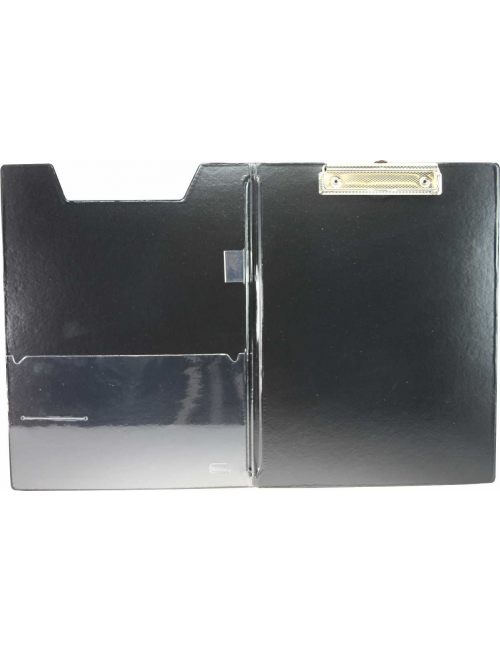 OSMER A4 CLIP FOLDER - 32 X 24.2CM - BLACK - School Locker