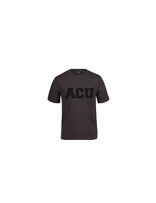 ACU - Mens Crew Neck T-shirt - Charcoal - School Locker