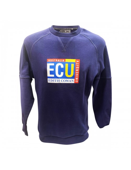 ECU Mens Navy Sweatshirt - School Locker