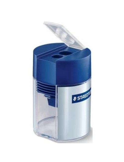 Staedtler Sharpener Double Hole with Tub - School Locker