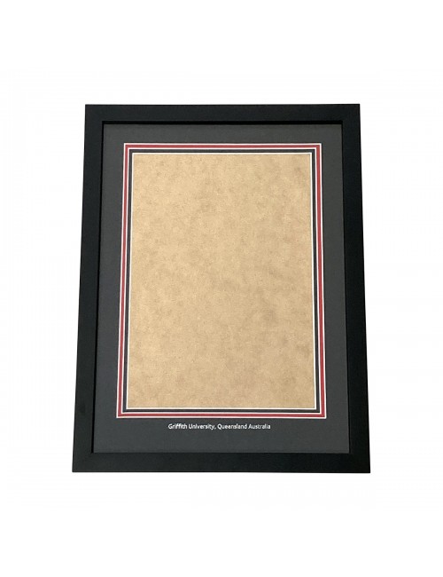 Testamur Frame Black - School Locker