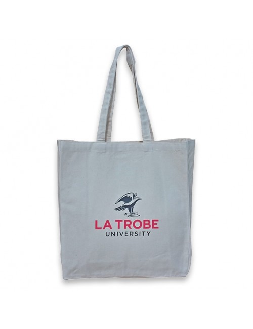 LTU Canvas Tote Natural/Black - School Locker