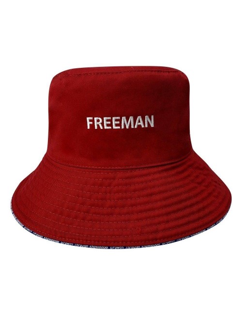 Bucket Hat Reversible BOTTLE/RED Freeman - School Locker