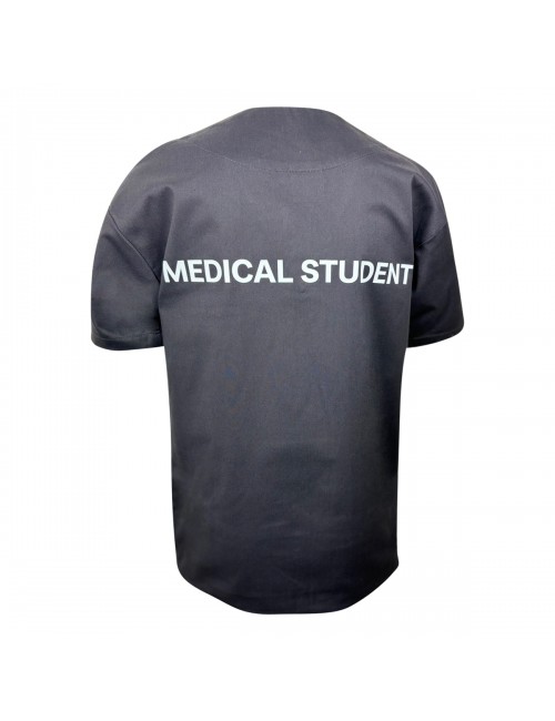 GU Medical Scrub Top Charcoal - School Locker