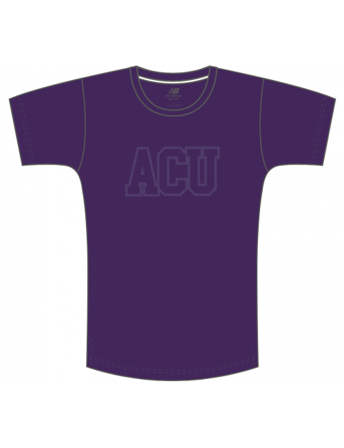 ACU Mens Purple T-Shirt Varsity - School Locker