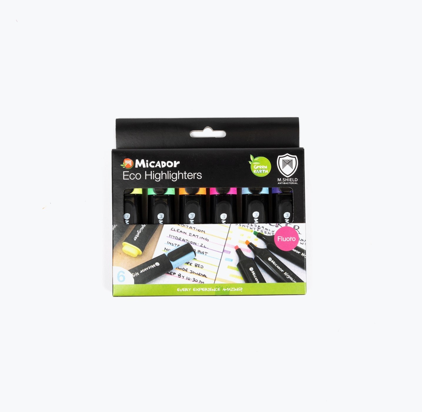 Micador Highlighter Micador Wallet of 6Pk - School Locker