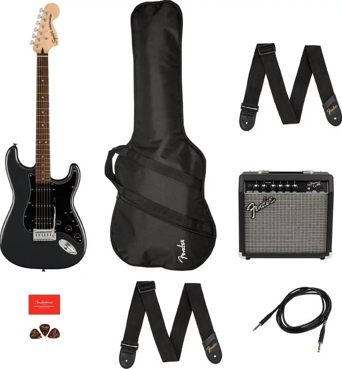 Fender Affinity Series Stratocaster HSS Pack - School Locker Fender Affinity Series Stratocaster HSS Pack - School Locker