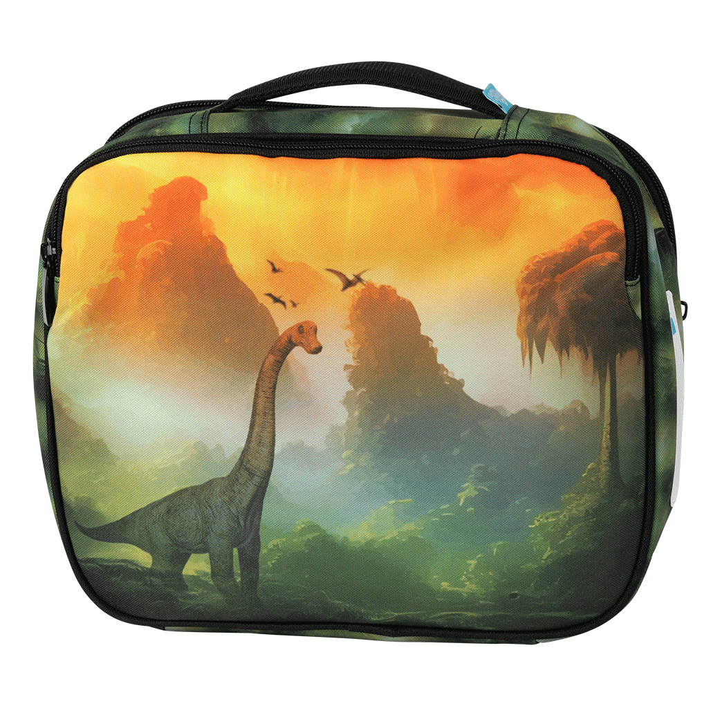 Spencil Big Cooler Lunch Bag - Jurassic Kingdom - School Locker