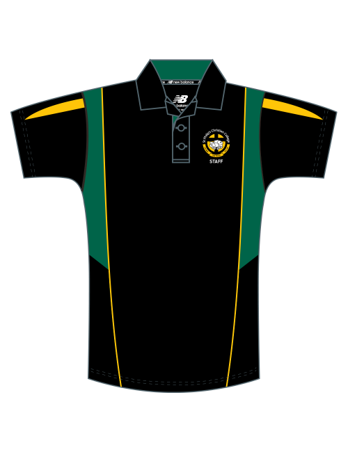 Staff Polo Black Mens - St Philip's Christian College Uniform Shop